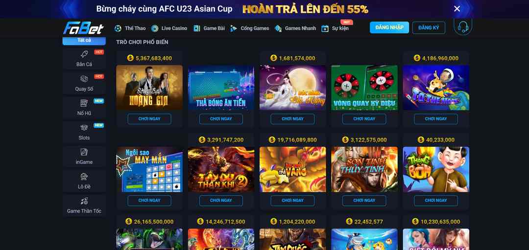 Fabet - Điểm dừng chân cho những ham mê đỏ đen bất tận